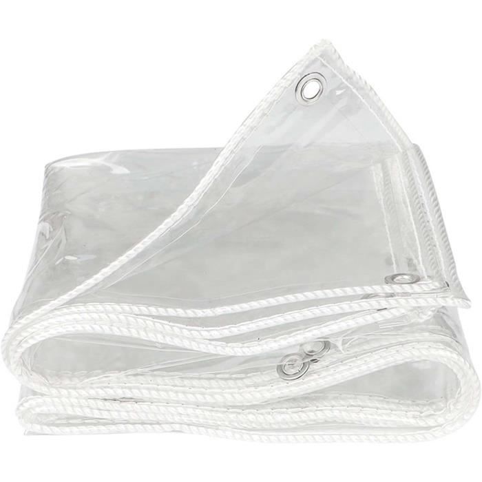 Bache Impermeable Transparente 1X1M, Bache De Protection Transparente ...