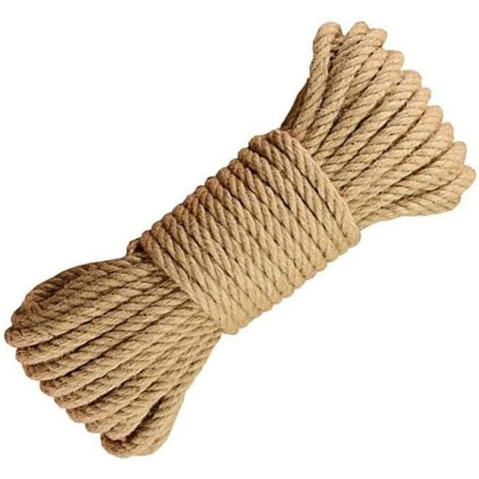 Corde En Jute Naturelle, Corde De Jute Solide 30M Longueur Ficelle De ...