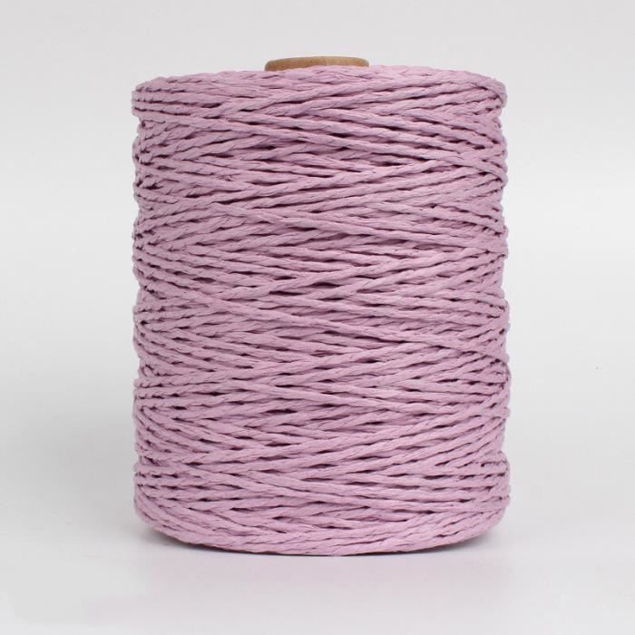 Fil de paille de raphia naturel pour bricolage,tricot à la main,crochet ...