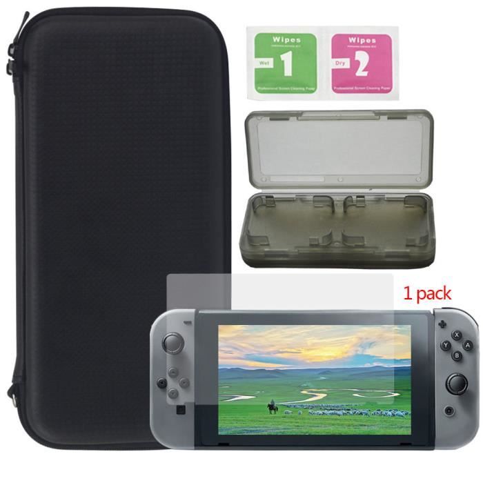 EVA Tough Case Shell Bag+Game Card Box+Screen Protector 3 in 1 For ...