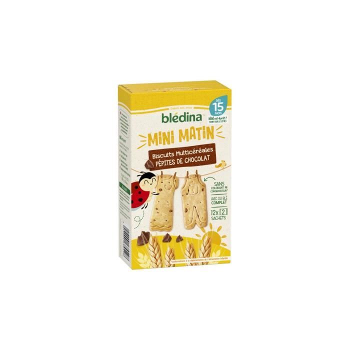 Biscuits bébé multicéréales pépites de chocolat dès 15 mois Blédina ...