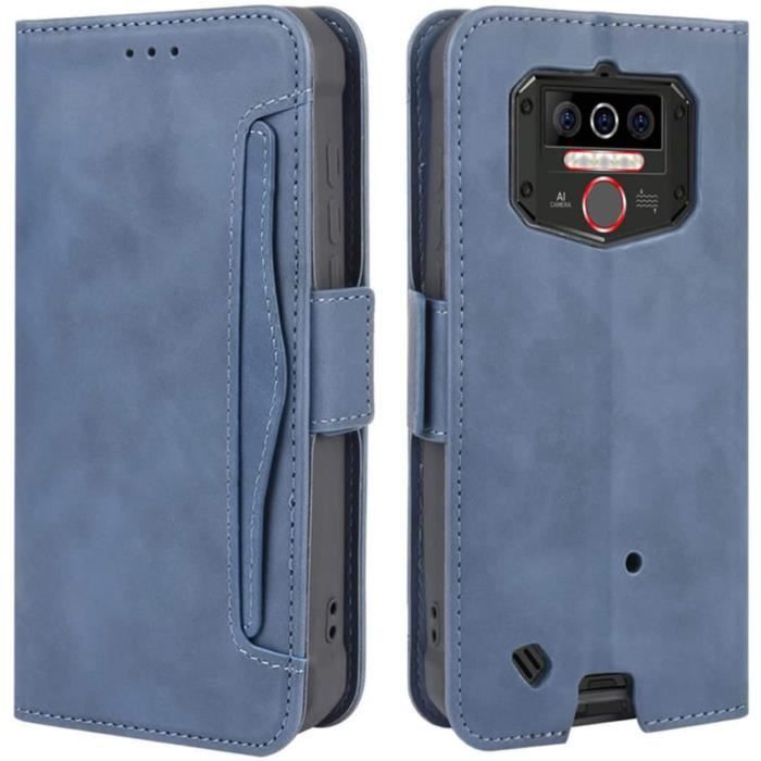 Coque pour Oukitel WP5, Housse à Rabat en Premium PU Cuir Flip Cover Case Antichoc Portefeuille ...