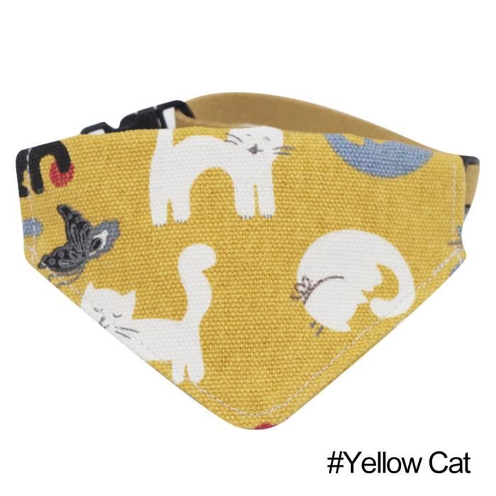 Collier,Écharpe Triangle pour chat mignon, accessoire pour animaux de ...