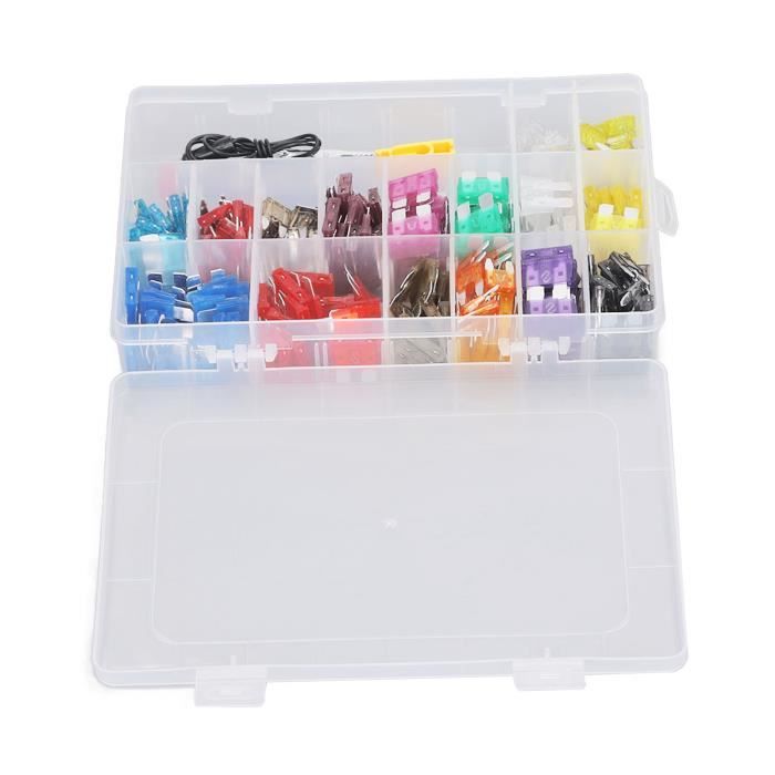 Cikonielf kit d'assortiment de fusibles automobiles Kit d'assortiment de fusibles de voiture 321 ...