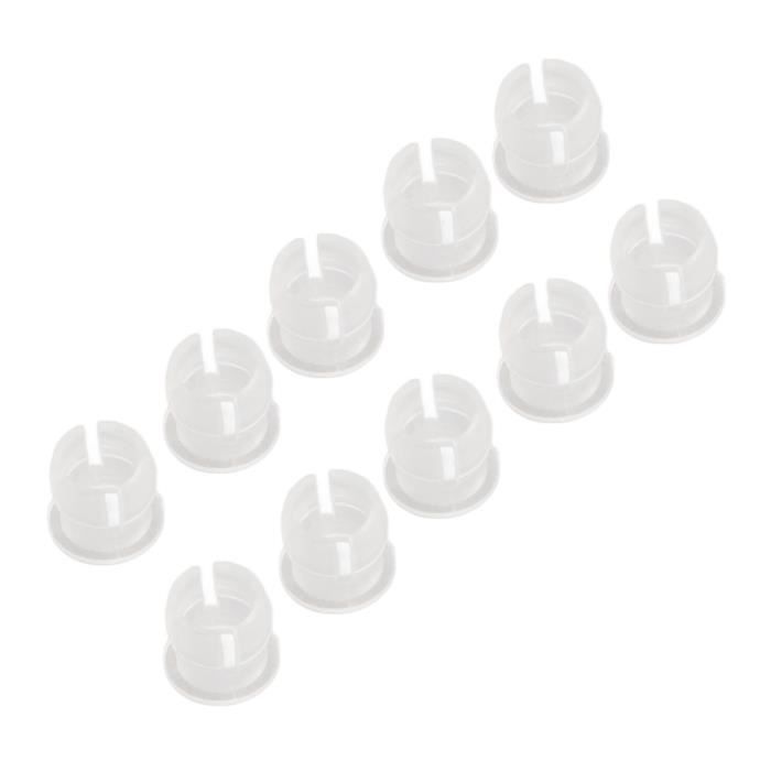 LID- Support LED 5mm (Blanc) - 200 pcs 5mm LED supports boucle plate ...