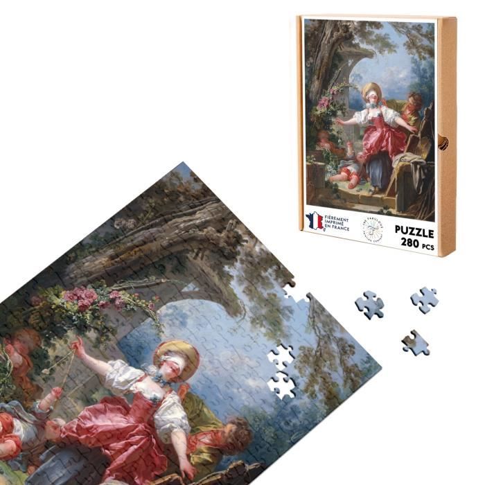 Puzzle Classique 280 pièces Fragonard Le colin Maillard Rococo Francais ...
