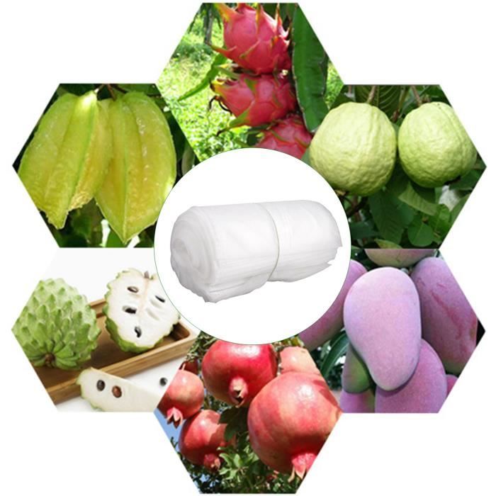 FYDUN couverture de filet de fruits Sac de Protection des fruits, 200 ...