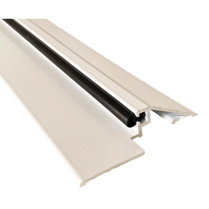 HOMEWELL - Seuil de porte PMR - Aluminium - Laqué blanc - + découpe d ...