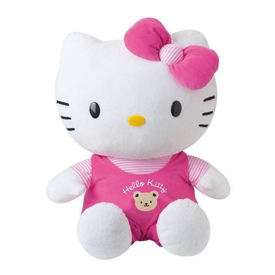 Peluche Hello Kitty - JEMINI - 27cm - Rouge, Rose - Pour Fille - A ...