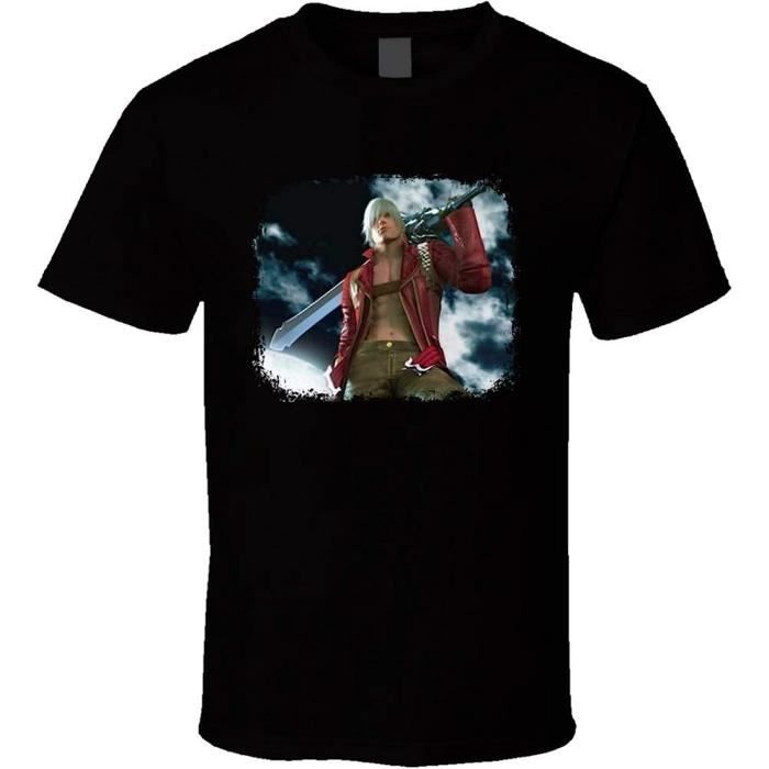 Dante Devil May Cry Tee Retro Video Game Characters Grunge T Shirt ...