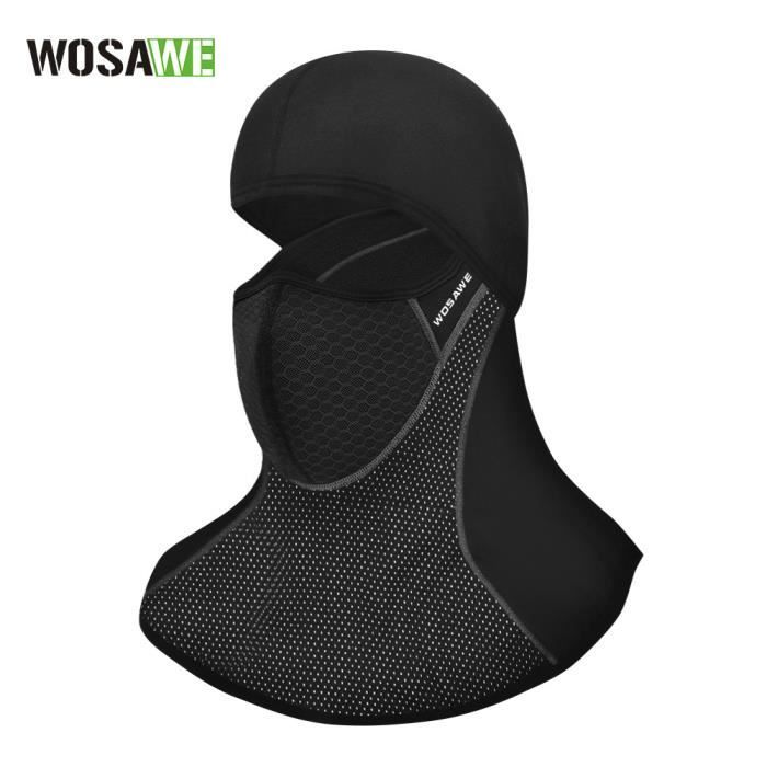Cagoule Moto Noir Balaclava Ski Cyclisme Masque Moto Cross VTT de Sport ...
