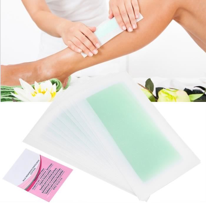 Bande de cire pour épilation - MXZZAND - Papier paraffiné 12pcs ...