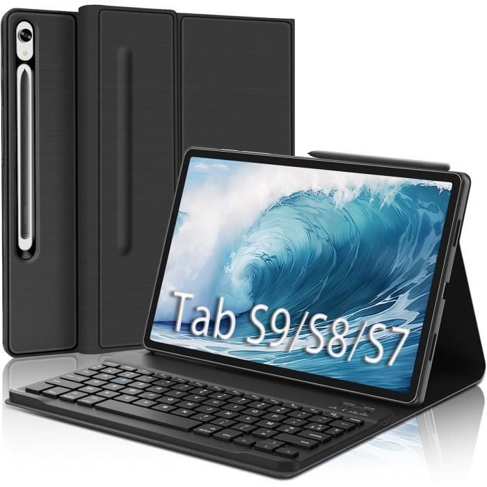 Clavier Tablette Samsung Tab S9 11\U2018‘ 2023 - Étui Clavier Samsung Galaxy Tab S8 5G 2022-S7 ...