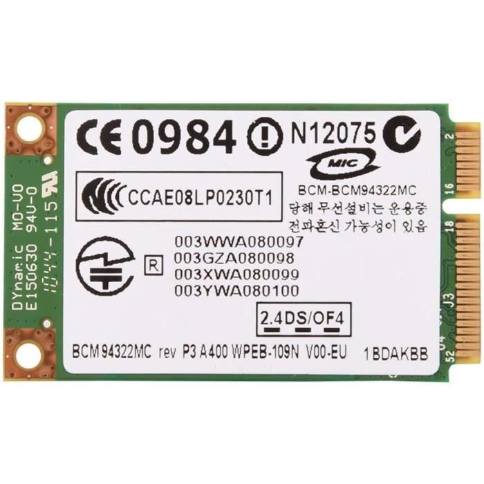 Carte Réseau, Carte Sans Fil Professionnelle Mini-Bande 2.4G + 5G ...