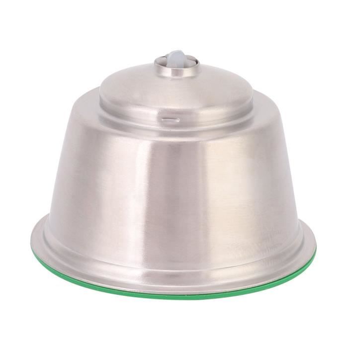 Tbest Capsule à café Capsule de café rechargeable en acier inoxydable ...