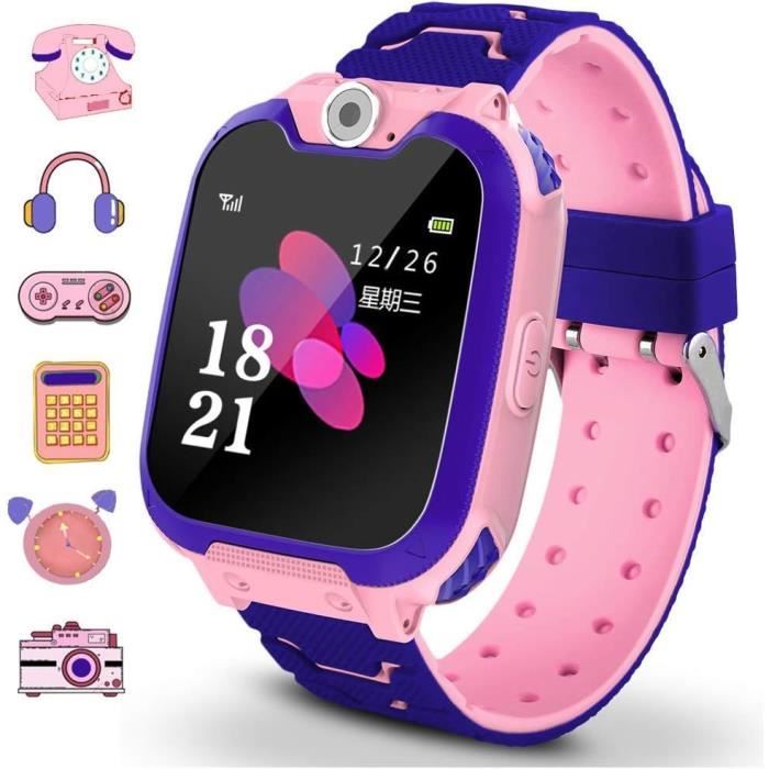 Smart Watch Pour Enfants Smartwatch Pour Bébé Montre Enfants Sos Call ...