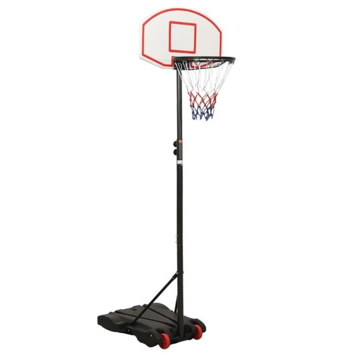 YUM - Support de basket-ball Blanc 216-250 cm Polyéthylène ...