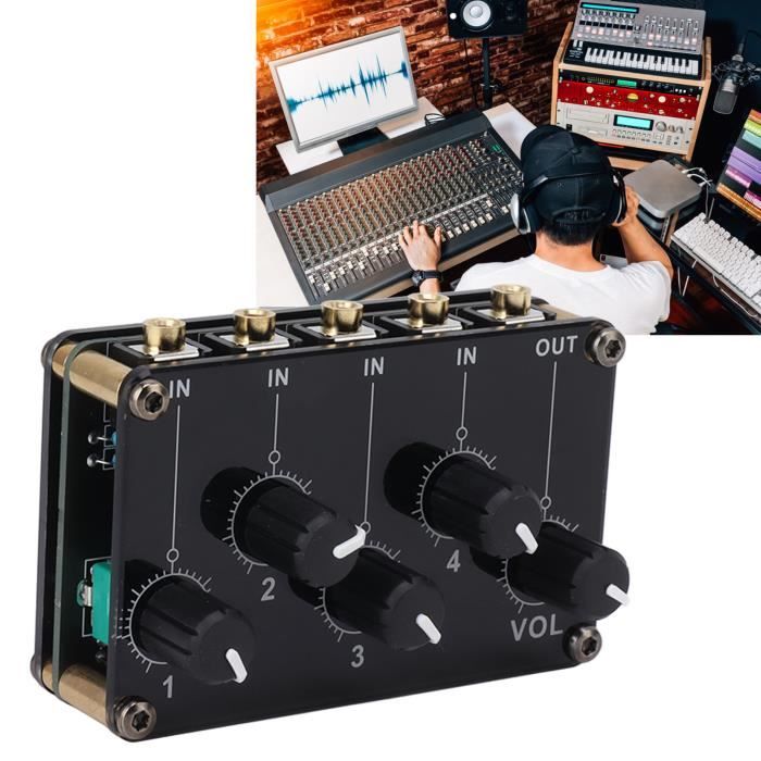 NEUF Console de mixage de son portable Mélangeur de son portable ...