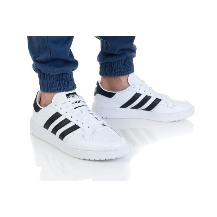 BASKET ADIDAS TEAMCOURT EG9734 Blanc - Cdiscount Chaussures