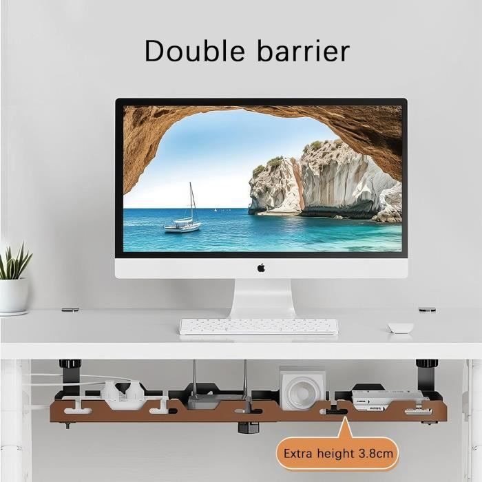 Cable Management, Cache Cable Noir, Passe Cable Bureau Rétractable Et ...