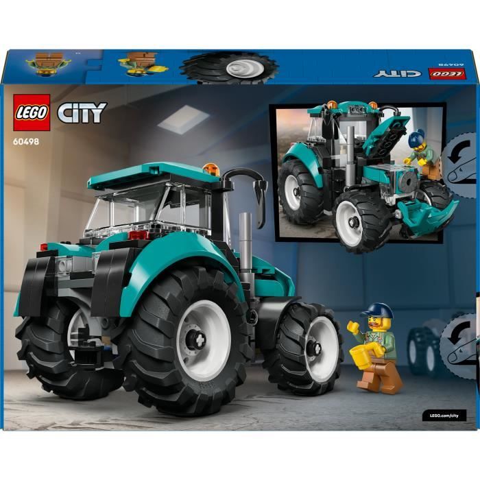 LEGO City 60498 Le Tracteur - Jeu de Construction pour Garçon ou Fille ...