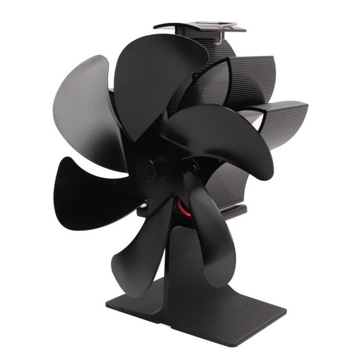 Cikonielf ventilateur de poêle Poêle à 6 lames Eco Fan noir résistant ...