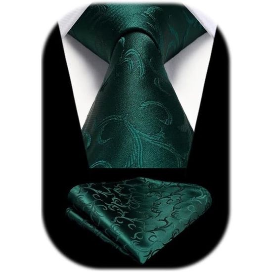 Cravate Homme Paisley Cravates En Soie Pour Hommes Mariage Cravatte Et ...