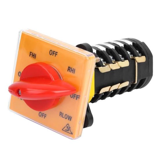 Duokon Inverseur à 3 positions T-16EXF64D-6 Sélecteur de commutateur ...