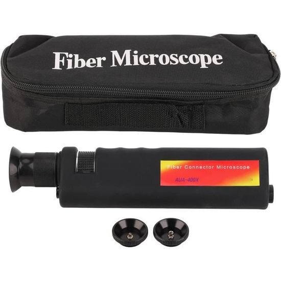 Microscope À Fibre Optique Portable 400X Interfaces 2,5 Mm Et 1,25 Mm ...