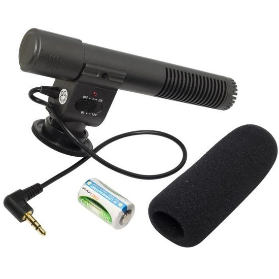 Microphone stéréo DV SG-108 pour appareil photo numérique reflex et ...