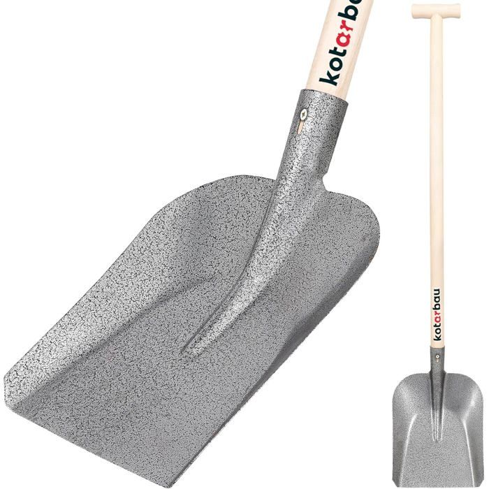 KOTARBAU Pelle de jardin robuste de 285 x 230 mm pour manche de 38 mm ...