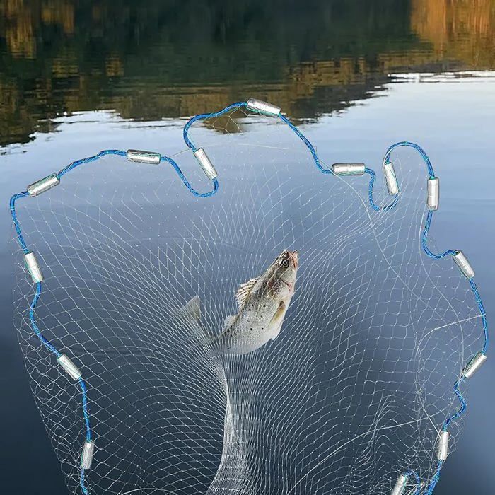 Filet de pêche monofilament, style américain 2,4m FILET DE PECHE ...