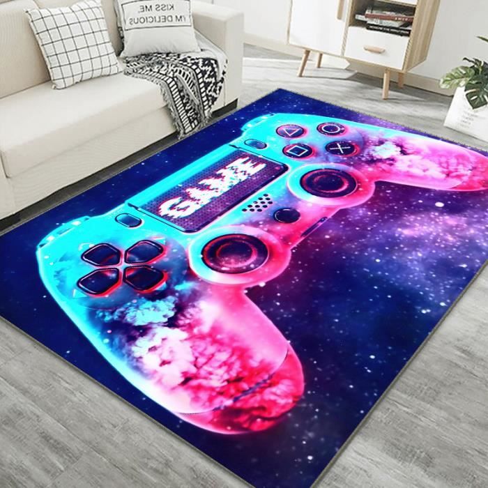 3D Gamepad Gamer Tapis - 80*120CM - Salon Antidérapant Tapis Chambre ...