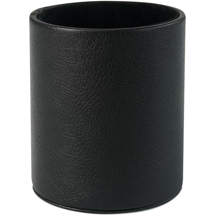 Porte-Stylo Rond En Cuir Pu Pour Ranger Stylos, Pinceaux De Maquillage ...