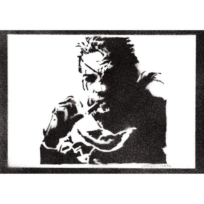 Authentique Graffiti Fait A La Main Met. Ge. Gamer Poster So. Sna ...