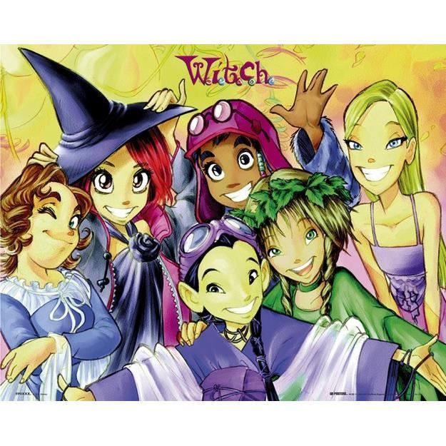 WITCH - Cast - 40x50cm - AFFICHE - POSTER - Cdiscount Maison
