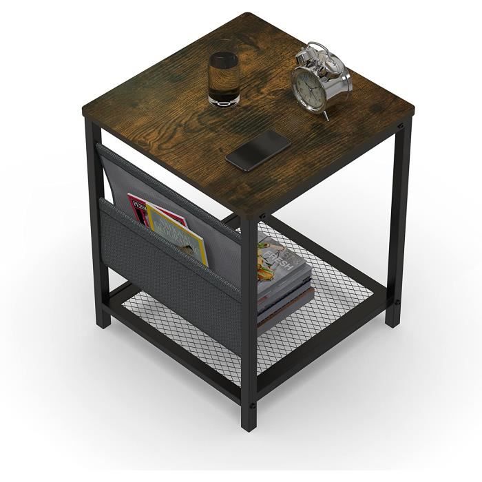 LIWI-Table d'appoint, table de chevet au design industriel, table basse ...