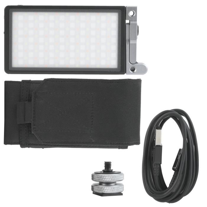 Cikonielf Lampe vidéo BL-P1 RGB 2500-8500K LED Color Camera Camcorder ...