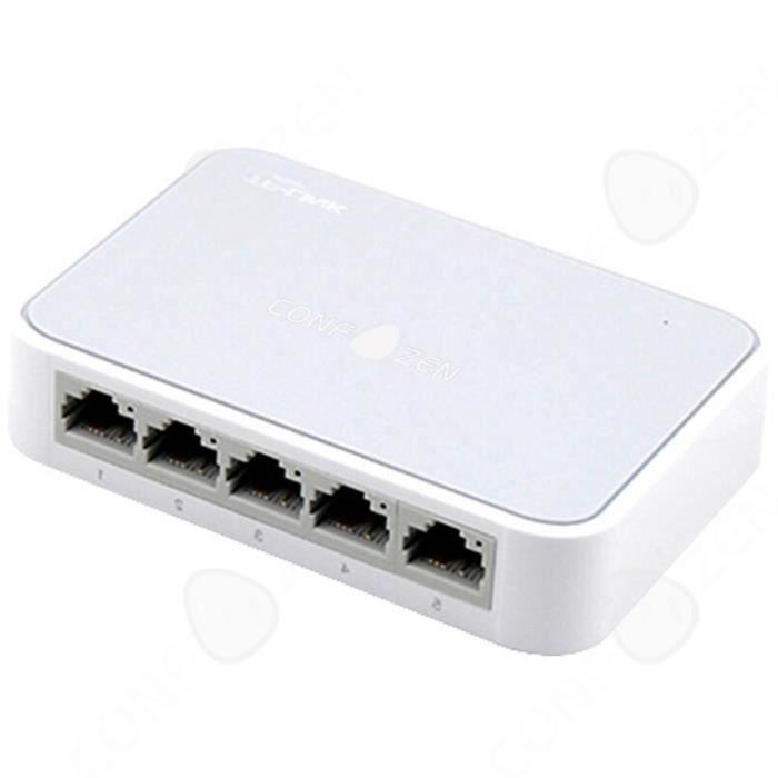 CONFO® TL-SF1005+ Commutateur 5 ports Commutateur concentrateur 5 ports ...