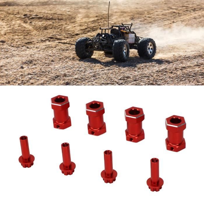 Moyeu hexagonal de roue RC 4 Pcs RC Wheel Hex Hub Alliage d'aluminium ...