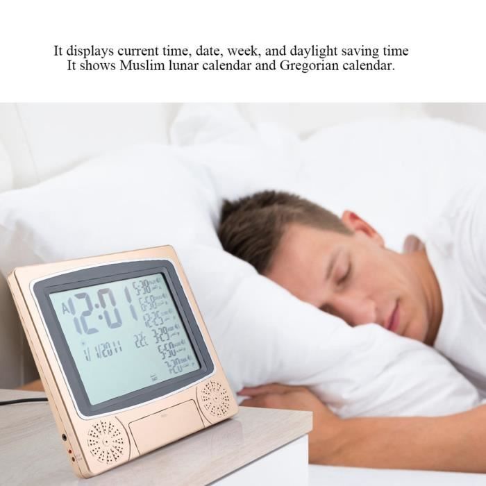 Azan réveil Islamic Awakening, Islamic Islamic Digital Automatic Prayer ...