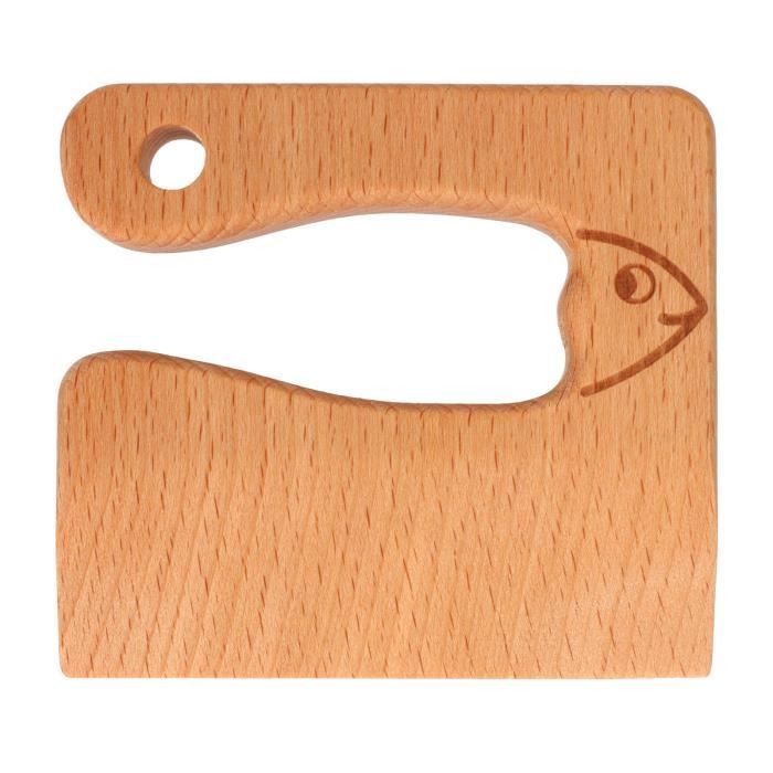 Couteau en bois pour enfants - FYDUN - Cutter Montessori - Sûr ...