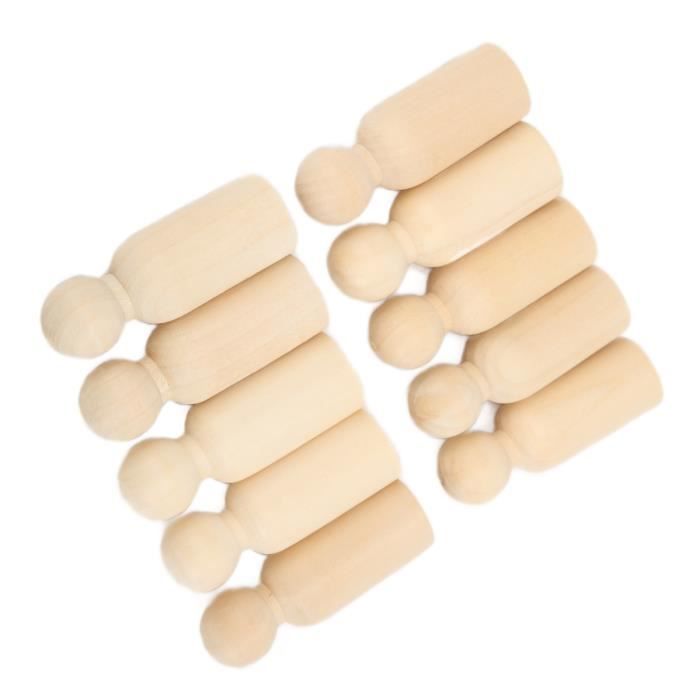 YID Poupée de cheville en bois Jouets en Bois, Poupée à Cheville en ...