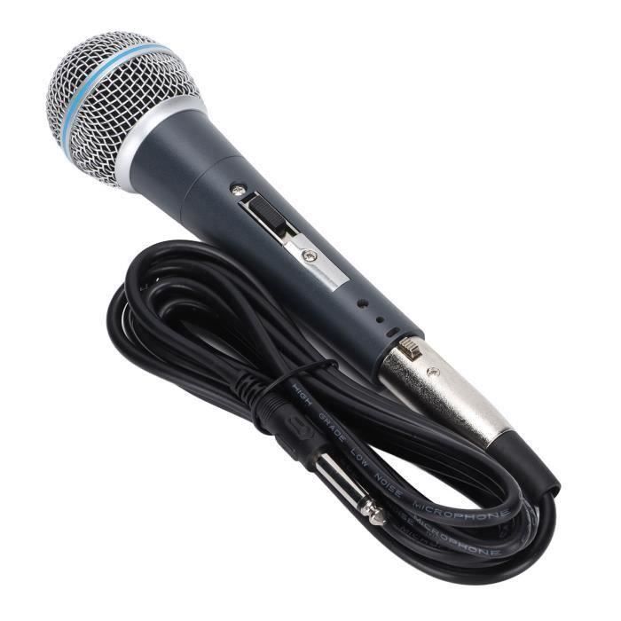 KISS-microphone à main YS‑58 Microphone filaire Microphone dynamique ...