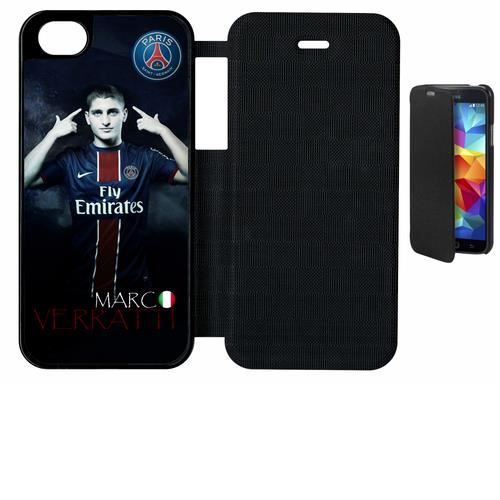 Etui flip flap - PSG PARIS SAINT GERMAIN MARCO VERRATTI - compatible ...