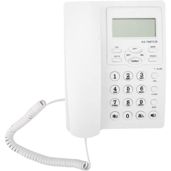 Téléphone Filaire Avec Identification De L'Appelant-Appel En Attente ...