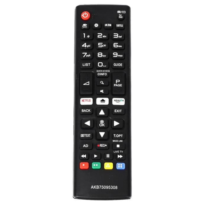 AKB75095308 TéLéCommande Smart TV Remplacement Anglais pour LG HD Smart ...