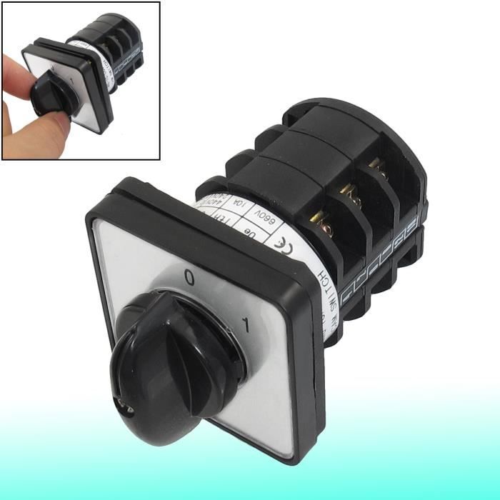 Ac 690V 10A avec 2 positions ON-OFF Interrupteur inverseur Came ...