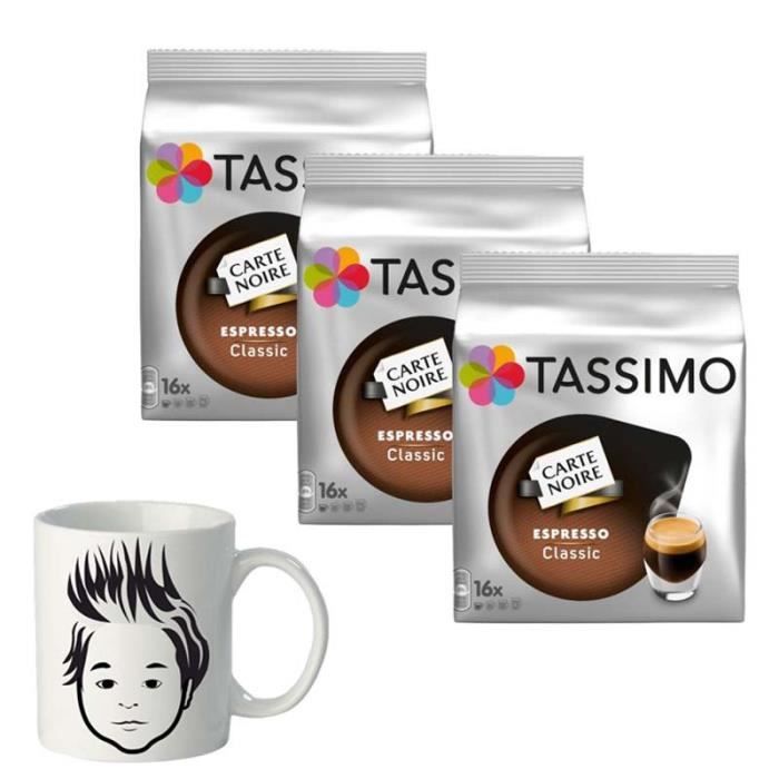 3 Tassimo Carte Noire Espresso Classic + Mug - Cdiscount Au quotidien