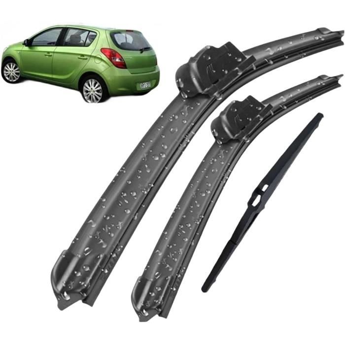 Kit de balais d'essuie-glace avant et arrière d'essuie-glace avant, adaptés pour Hyundai I20 Pb ...